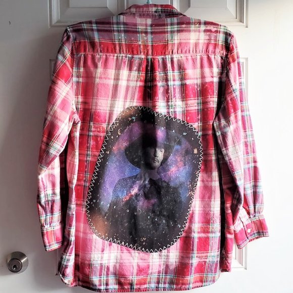 Ralph Lauren | Shirts | Upcycled Distressed Flannel Shirt Tim Mcgraw ...